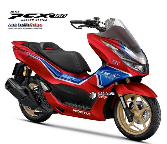 Honda PCX 160 phiên bản đường đua với bộ cánh cực chất, lấy cảm hứng từ ...